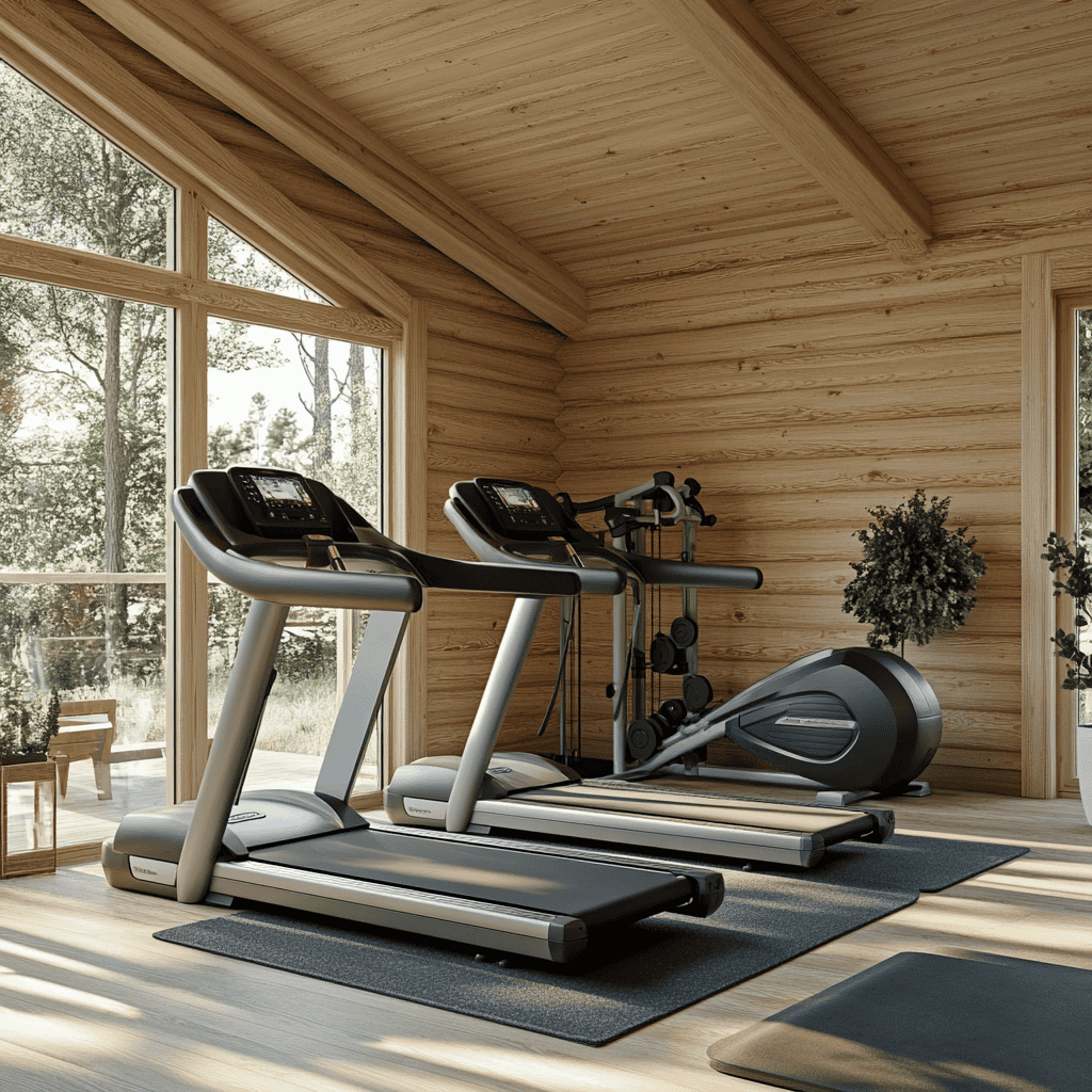 Home Gym In Your Log Cabin